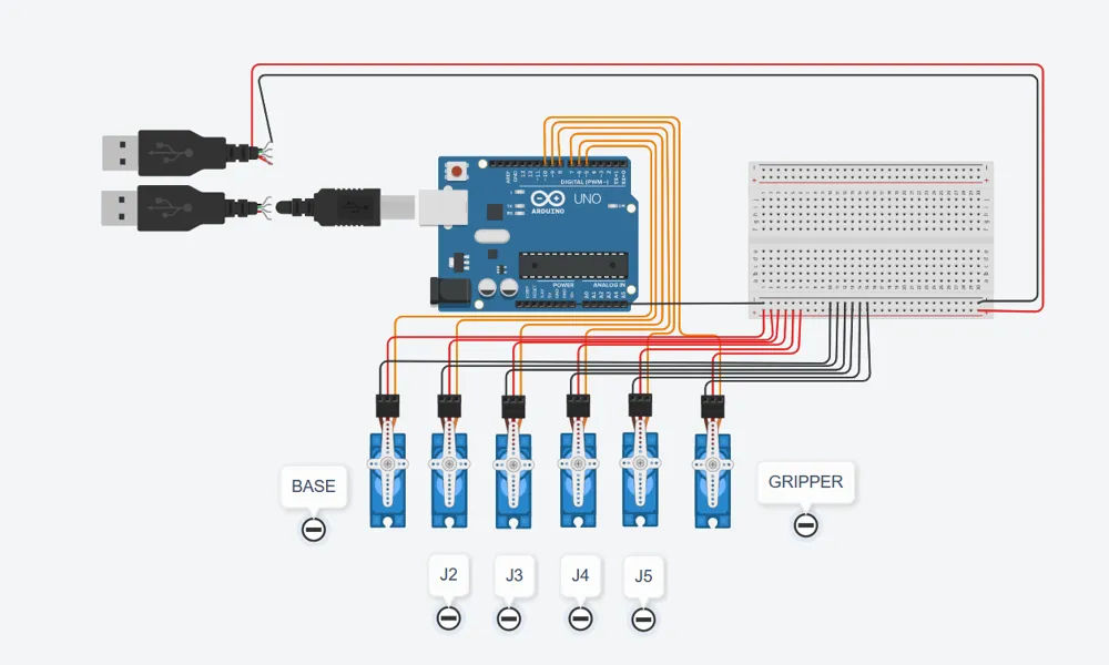 Arduino uno robot arm with gripper by RI printing - MakerWorld