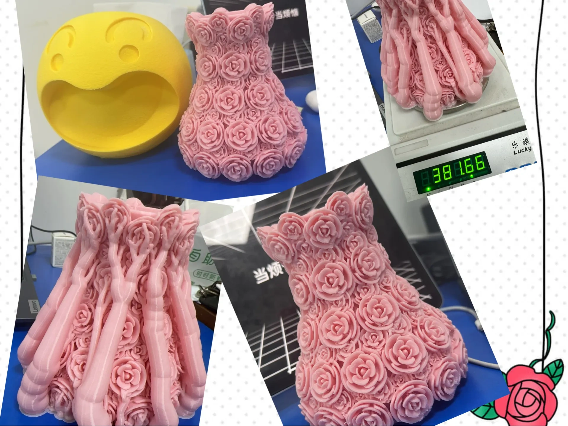 Rose vase, beautiful vase by 1234 - MakerWorld