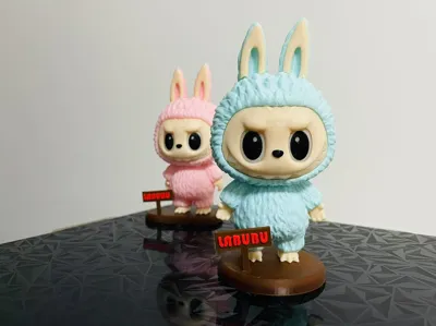 labubu display stand by user_391537402 MakerWorld: Download Free 3D Models