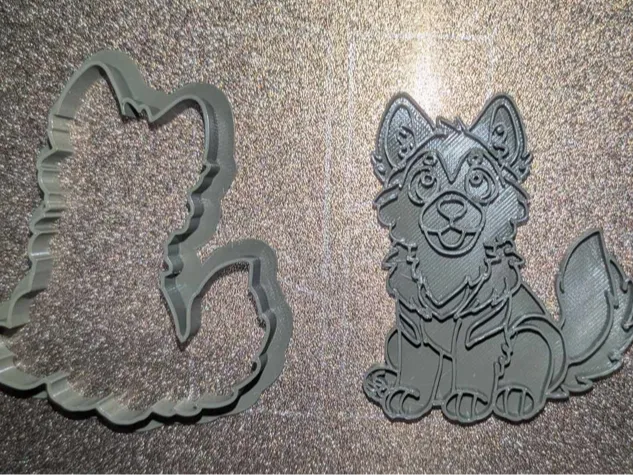 German Shepherd Cookie Cutter - Free 3D Print Model - MakerWorld