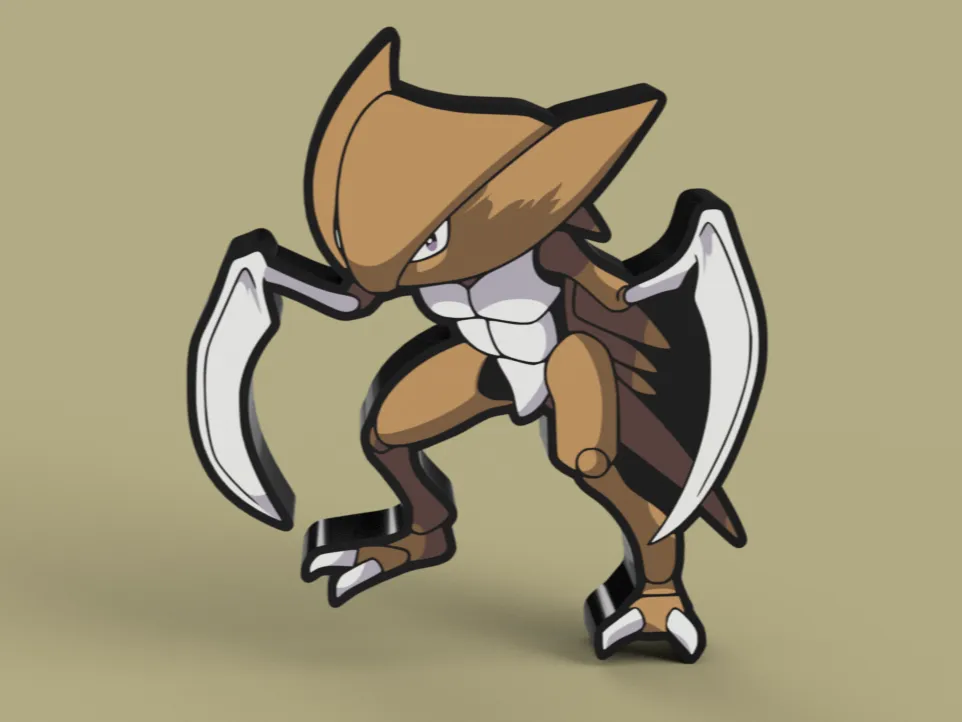 Kabutops Lightbox by Sitsero - MakerWorld