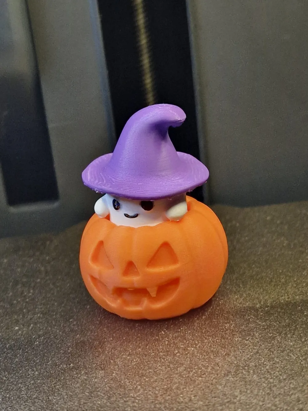 Cute Wizard Ghost in Pumpkin – Halloween Edition - Free 3D Print Model ...