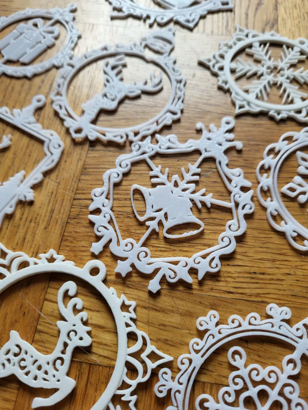 Addobbi Natalizi Unici - Renna & Campana di Neve - Free 3D Print Model ...