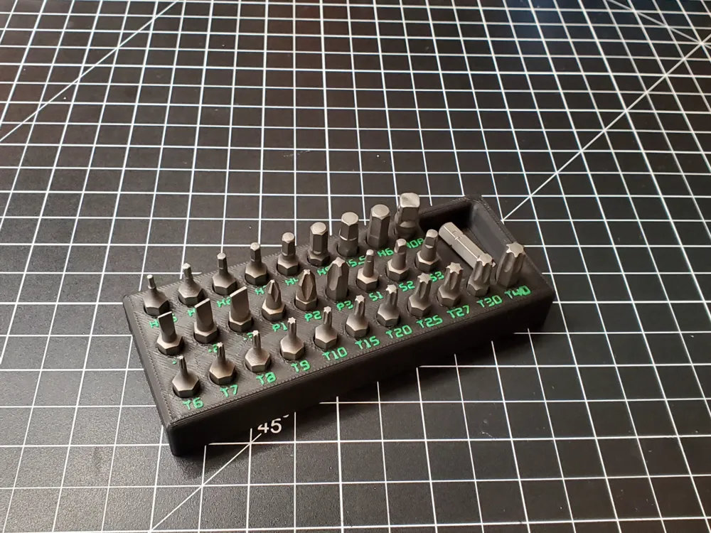 Magnetic Hex Bit Holder by mateiux MakerWorld: Download Free 3D Models