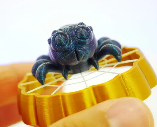 Spider's Web ~ A 3D Printer stress test Shared by TheRewGarou - MakerWorld