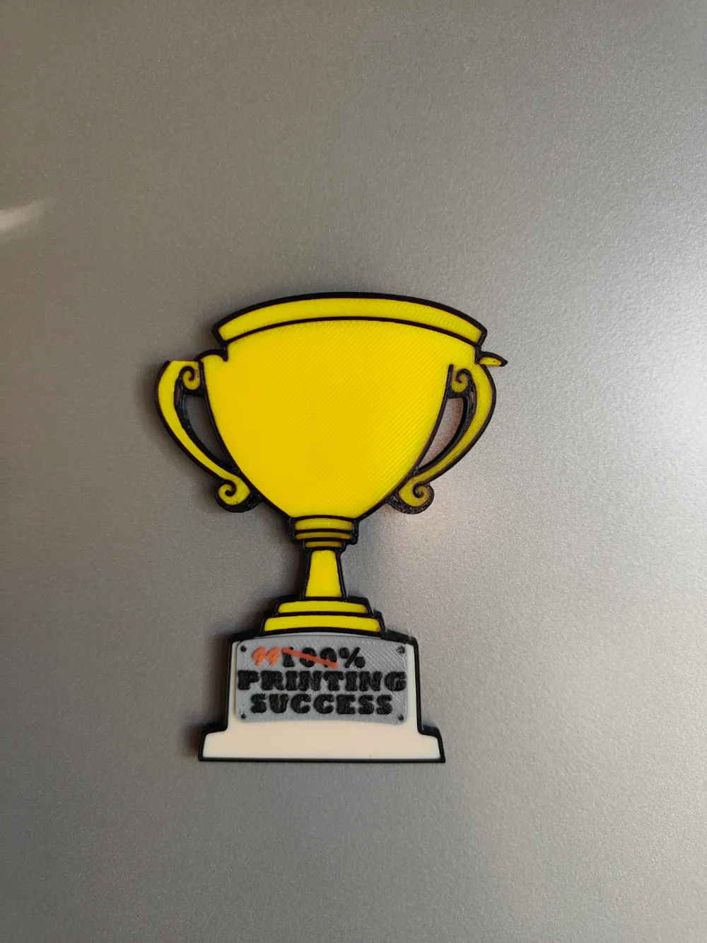 3D printing failure trophy - fridge magnet by Forest87 - MakerWorld