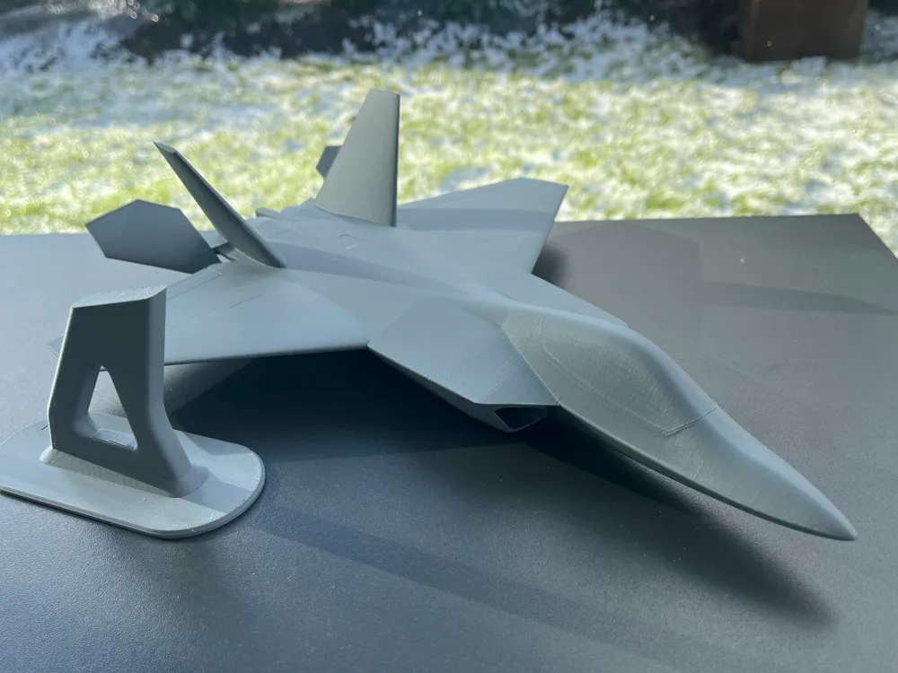 F22 Fighter Jet - Free 3D Print Model - MakerWorld