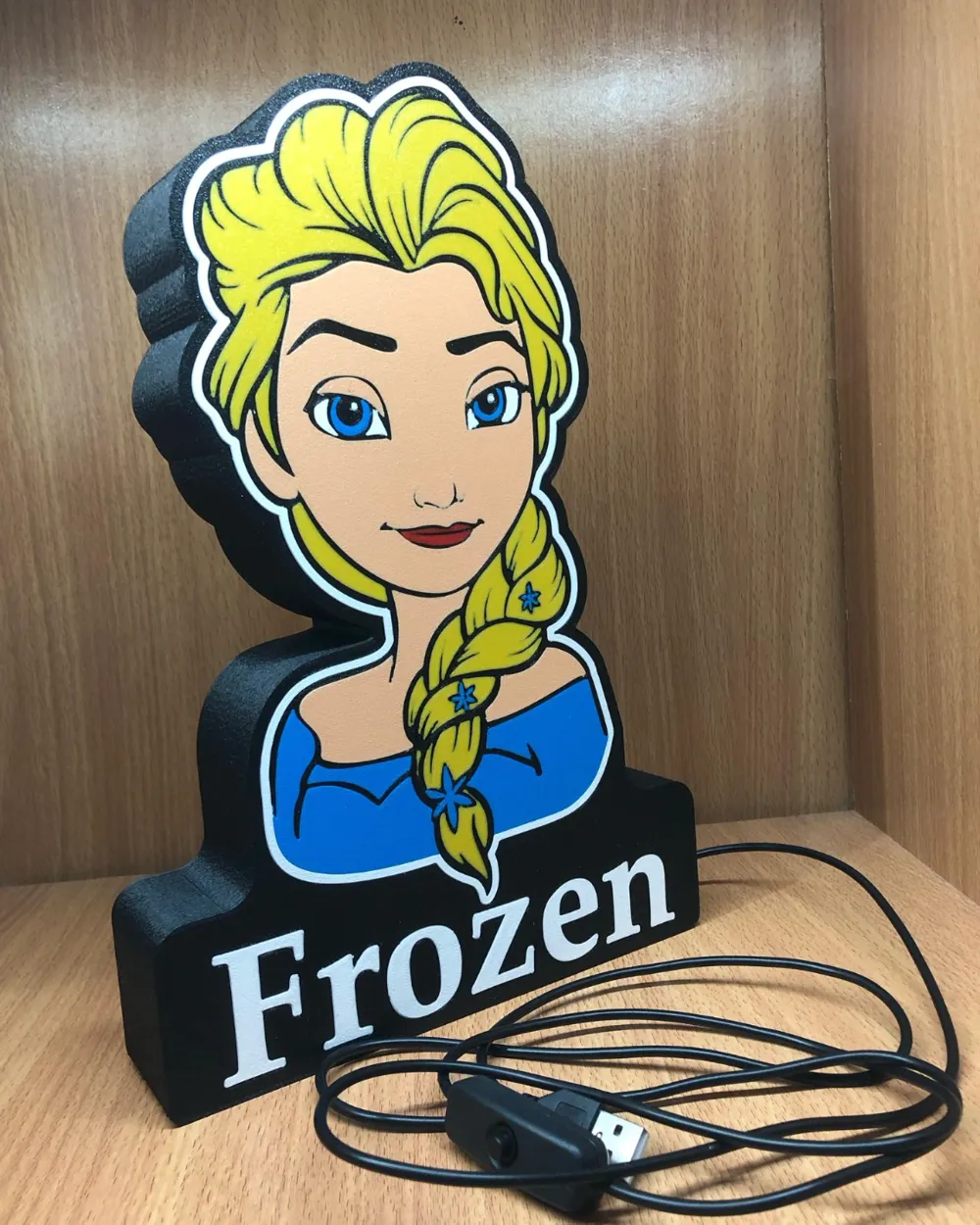 Frozen Lightbox LED Lamp by Magic Studio 3D MakerWorld: Download Free 3D Models