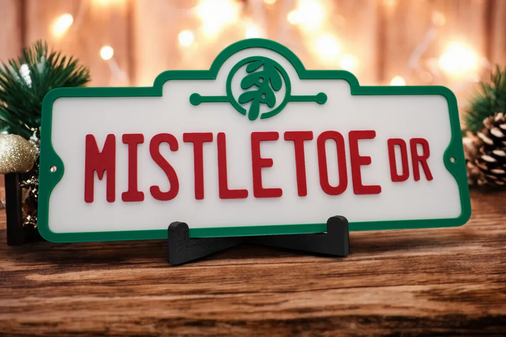 Christmas Street Signs V1- Christmas Decor by JF-699 - MakerWorld
