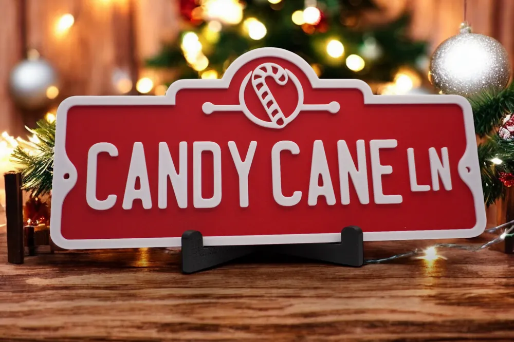 Christmas Street Signs V1- Christmas Decor by JF-699 - MakerWorld