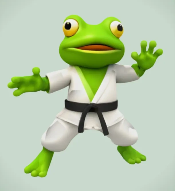 Taekwondo Frog by user_1595126662 - MakerWorld
