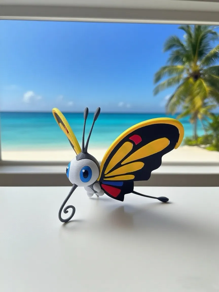 Beautifly Pokémon 0267 Beautifly by JL3Dprint MakerWorld: Download Free ...
