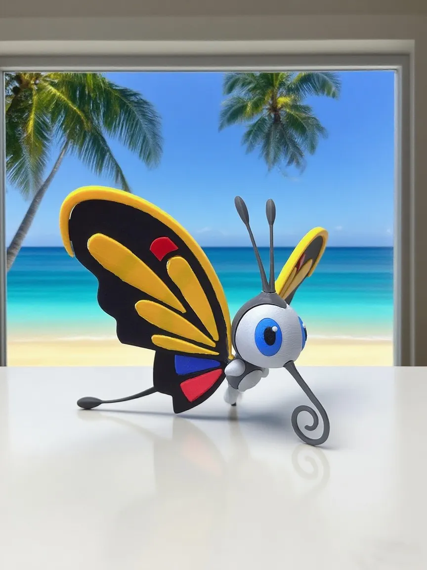 Beautifly Pokémon 0267 Beautifly by JL3Dprint MakerWorld: Download Free ...