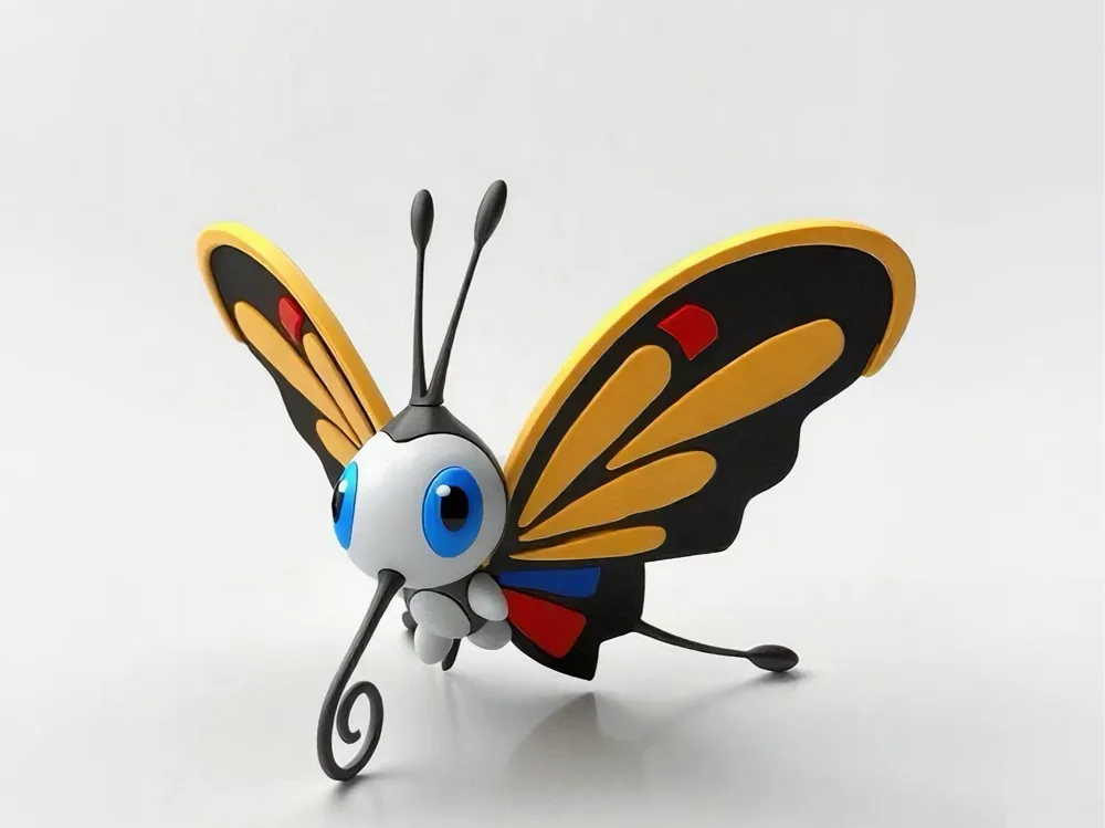 Beautifly Pokémon 0267 Beautifly by JL3Dprint MakerWorld: Download Free ...