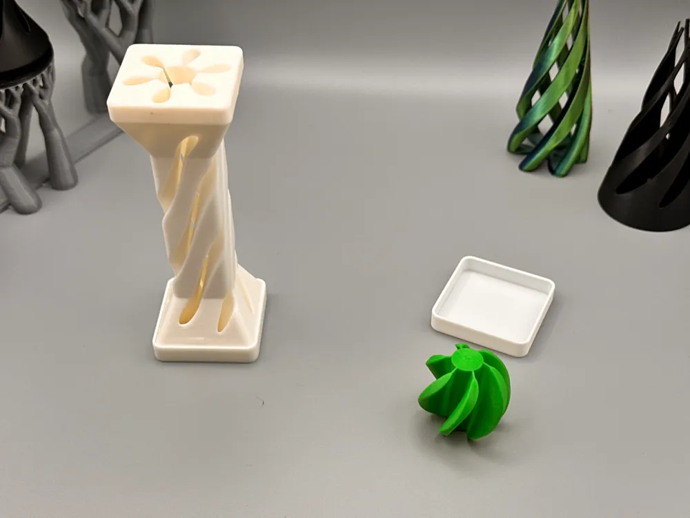 Square Vortex Tube - Office Desk Toy by Eternity Labs - MakerWorld