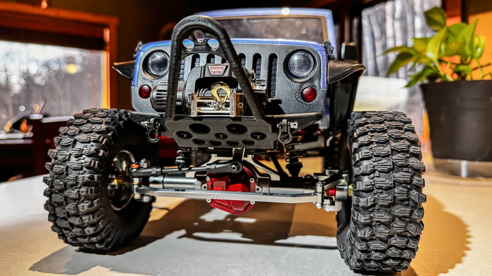 Axial SCX10 Stinger Comp Style Winch Bumper by Alaska Cub Driver ...