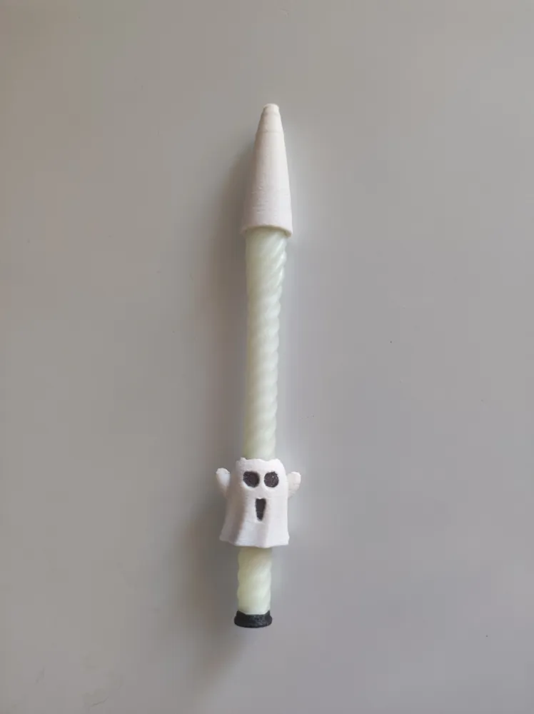 Halloween Fidget Pen – Ghost Edition - Free 3D Print Model - MakerWorld