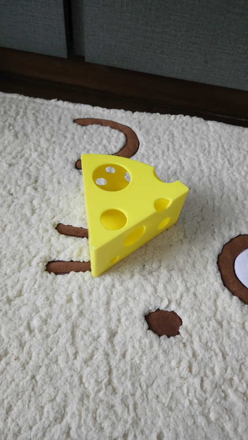 The Big Cheese - Cat Treat Toy by marcusmxk - MakerWorld