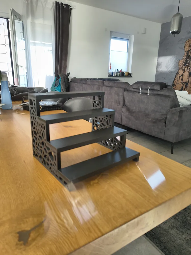 Modern Design Display Shelf - Free 3D Print Model - MakerWorld