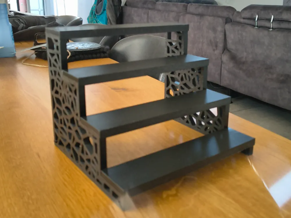 Modern Design Display Shelf - Free 3D Print Model - MakerWorld