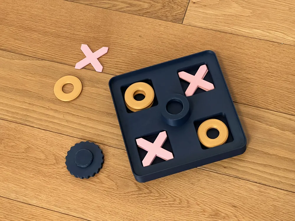 Game Station: Tic Tac Toe - Free 3D Print Model - MakerWorld