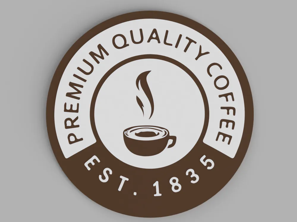 Premium coffee coaster by jakubhroch - MakerWorld