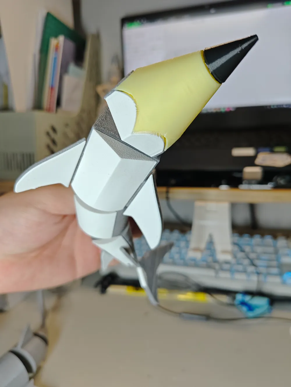 Articulated Great White Shark Pen by 今天你翘边了吗 - MakerWorld