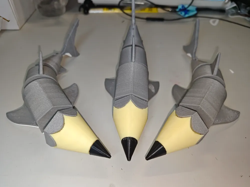 Articulated Great White Shark Pen by 今天你翘边了吗 - MakerWorld