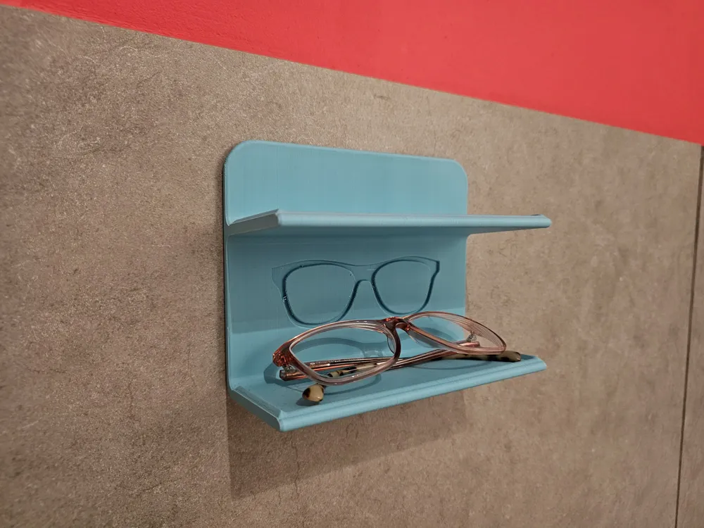 Wall mounted glasses holder by matthiasdeblaiser - MakerWorld