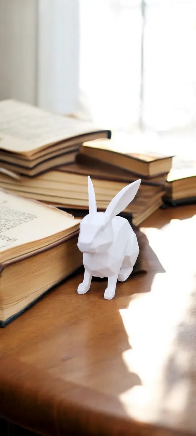 Low Poly Rabbit - Free 3D Print Model - MakerWorld