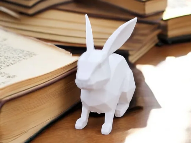 Low Poly Rabbit - Free 3D Print Model - MakerWorld