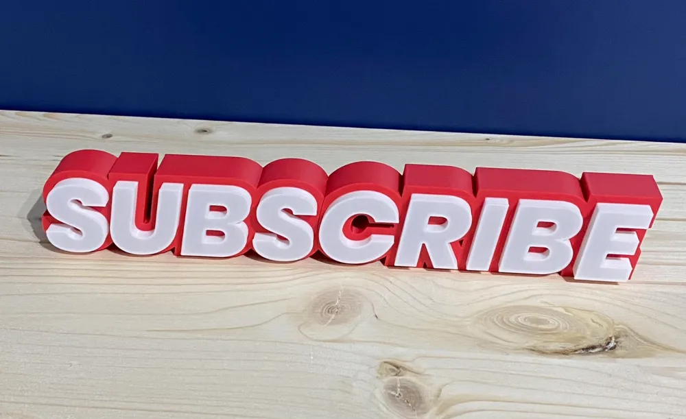 Subscribe Sign by Lukis3DStudio - MakerWorld