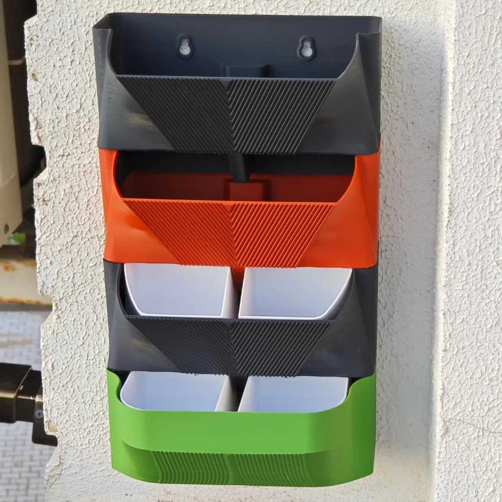 Modular Wall Pot by 3D Paint Lab - MakerWorld