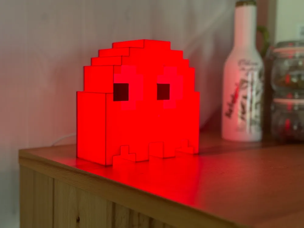Pacman Ghost LED Lamp Kit - 001 by elikoll - MakerWorld