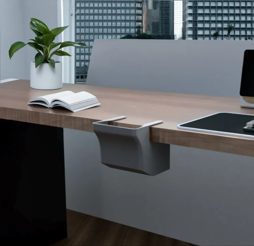 Desk Bin Trash _ No supports needed - Free 3D Print Model - MakerWorld