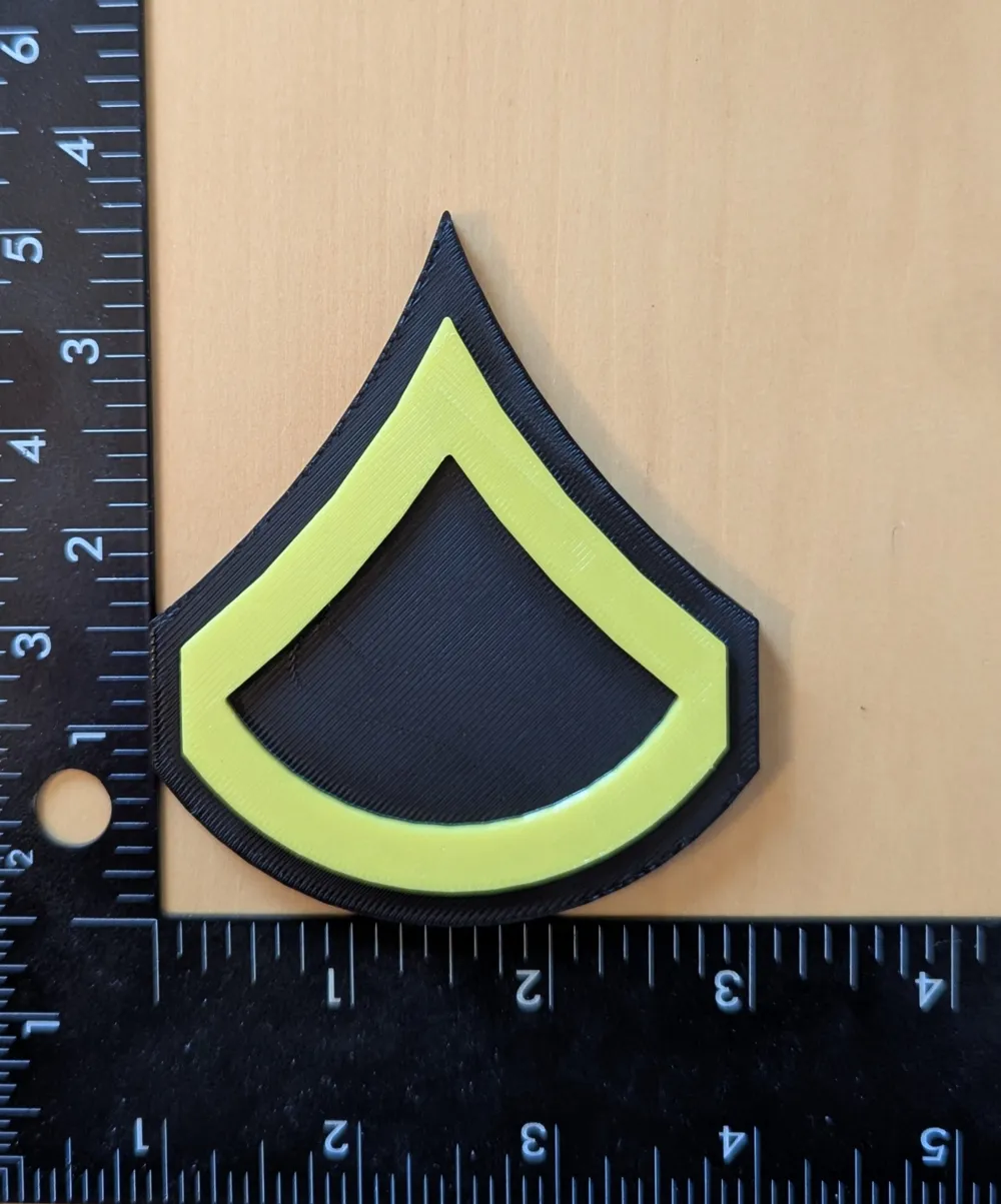 ARMY Private First Class E3 Rank by jwharris79MakerWorld: Download Free ...