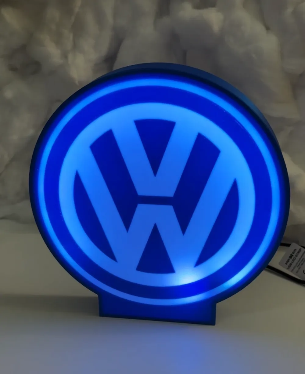 Volkswagen VW Logo Lightbox LED Lamp by Majkl789 MakerWorld: Download ...