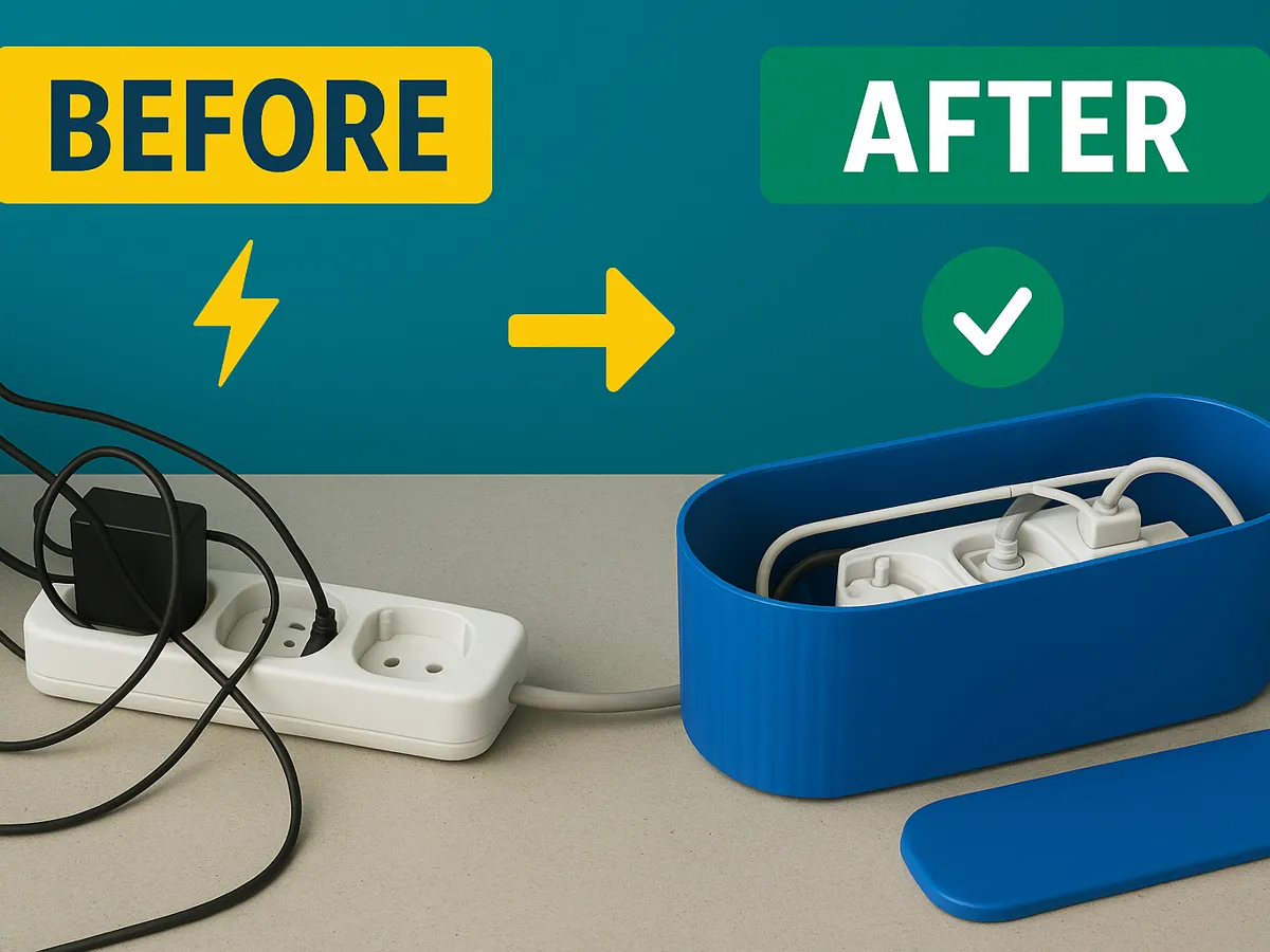 Power strip cover - Free 3D Print Model - MakerWorld