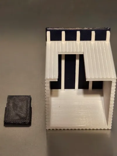 HO Railroad 1/87th Scale Shed - Free 3D Print Model - MakerWorld