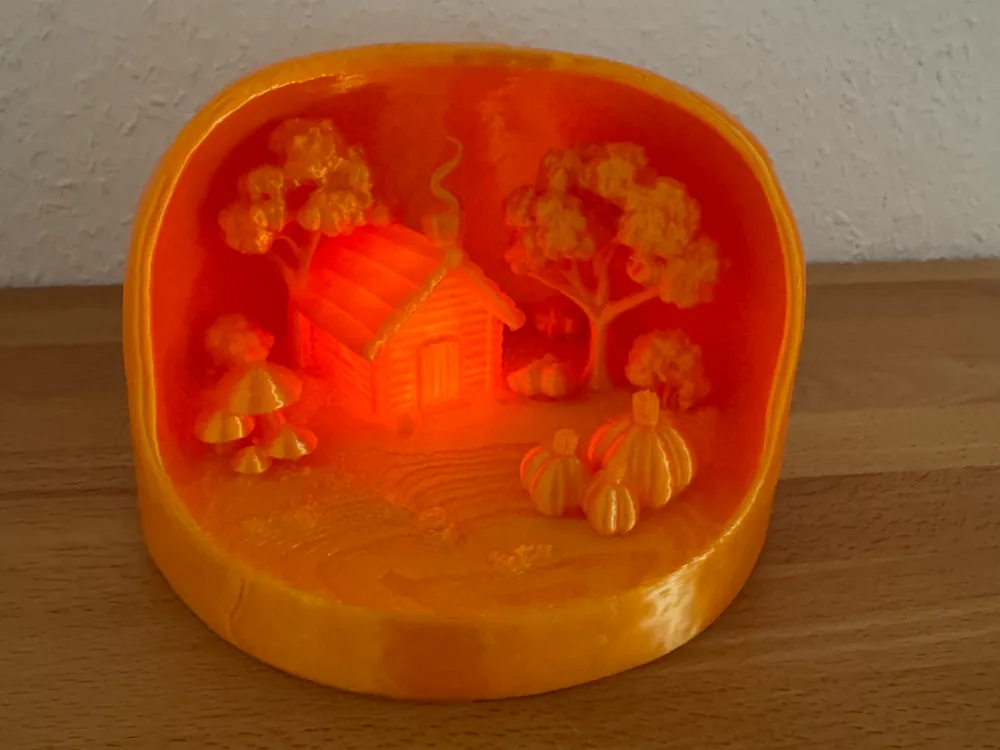 Autumn World Glowing - Free 3D Print Model - MakerWorld