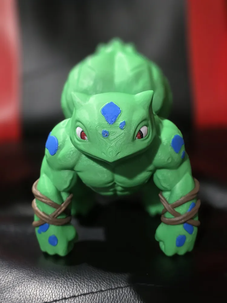 Buff Bulbasaur - Free 3D Print Model - MakerWorld