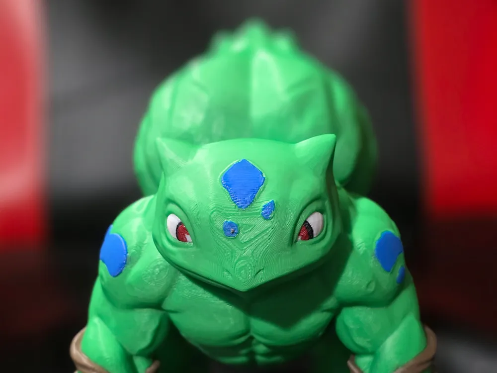 Buff Bulbasaur - Free 3D Print Model - MakerWorld