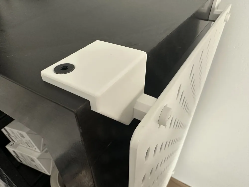 Skadis Board Mount for Kallax Shelf (Vertical) - Free 3D Print Model ...