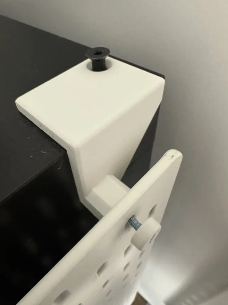 Skadis Board Mount for Kallax Shelf (Vertical) - Free 3D Print Model ...