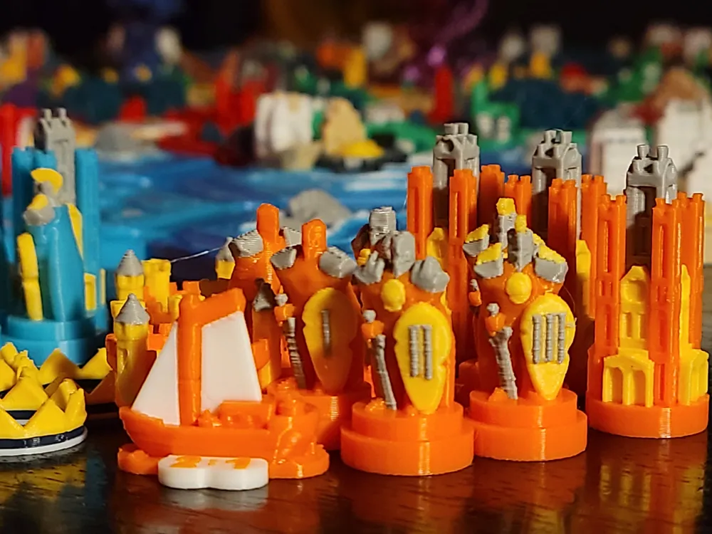 Settlers of Catan: Cities & Knights Remixed by copehill077 MakerWorld: Download Free 3D Models