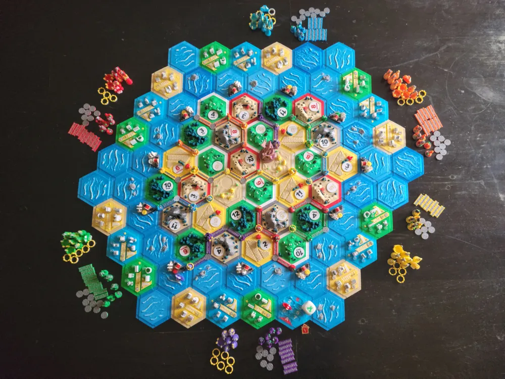 Settlers of Catan: Cities & Knights Remixed by copehill077 MakerWorld: Download Free 3D Models