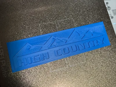 Chevy High Country Badge by ahouston - MakerWorld