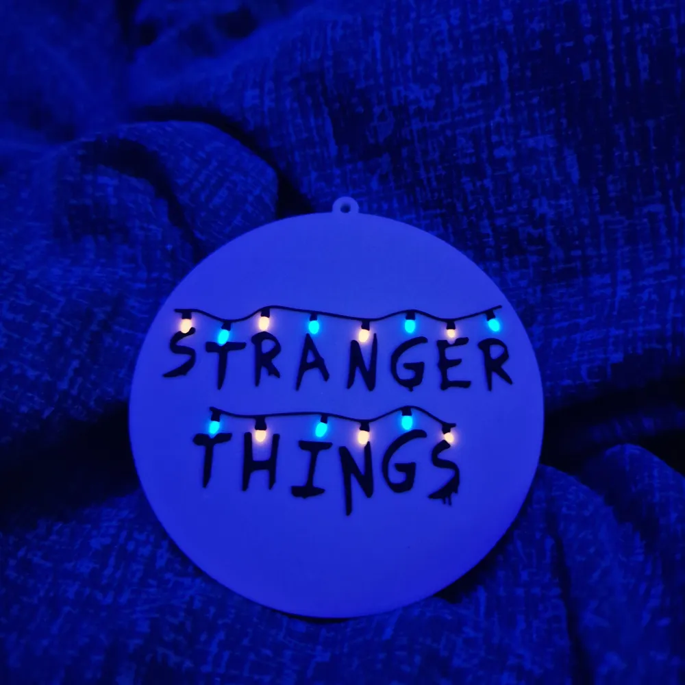 Stranger Things tree ornament - Free 3D Print Model - MakerWorld
