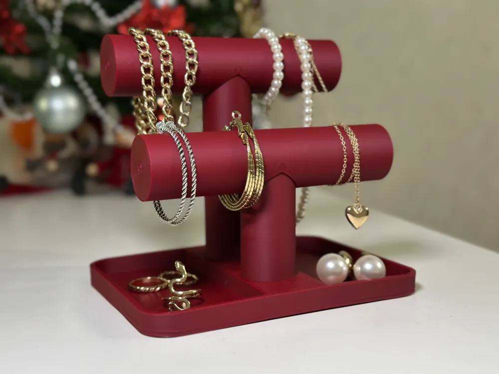 Jewelry Organizer for Necklaces, Bracelets, Rings by Anton MakerWorld: Download Free 3D Models