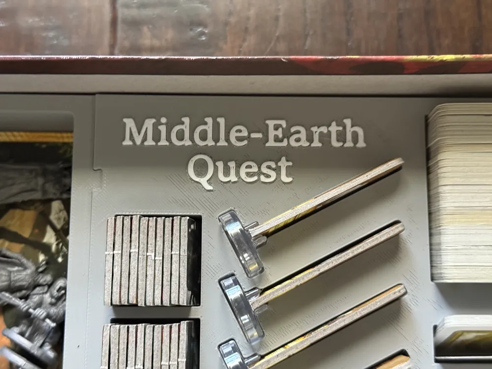 Middle-Earth Quest Board Game Organizer Insert by JoeHogNWA MakerWorld ...